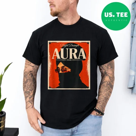Aura Tour Punjabi Aa Gaye Oye Dosanjh, Diljit T-Shirt Unisex S-5XL Hot ...
