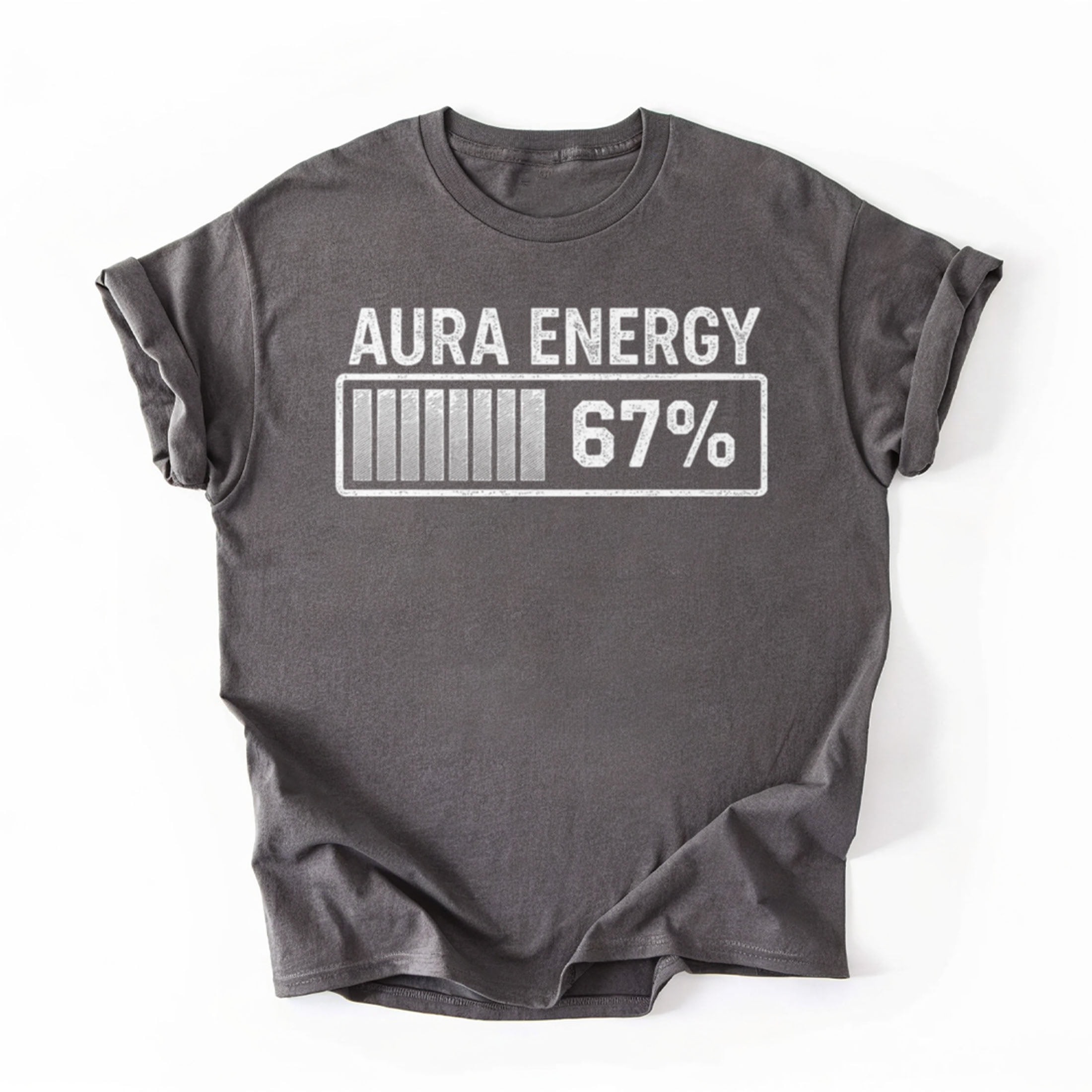 Aura at 67 Funny Six Seven Meme Gen Alpha Slang T-Shirt, Multicolors ...