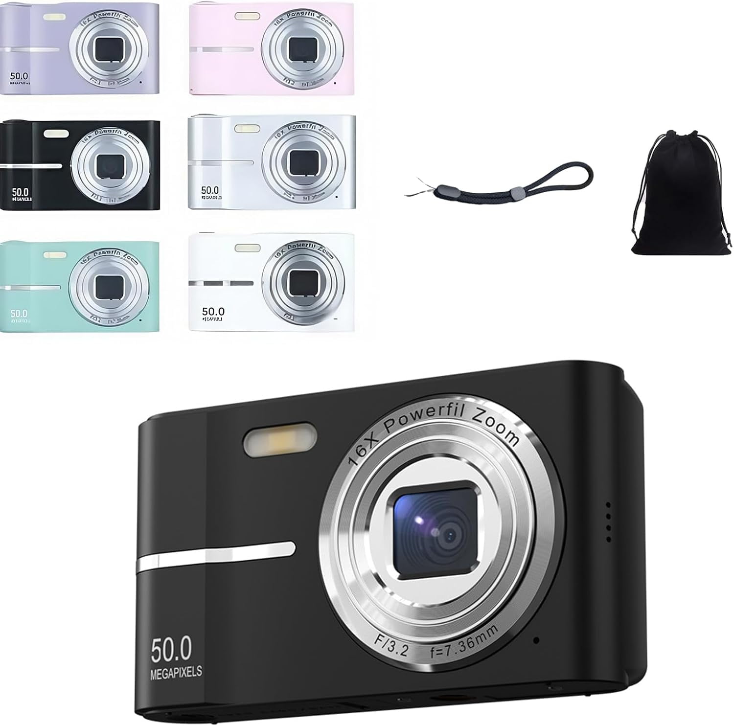 AuraCam - 2000's Aesthetic Digital Camera, AuraCam Camera, 50MP Camera ...