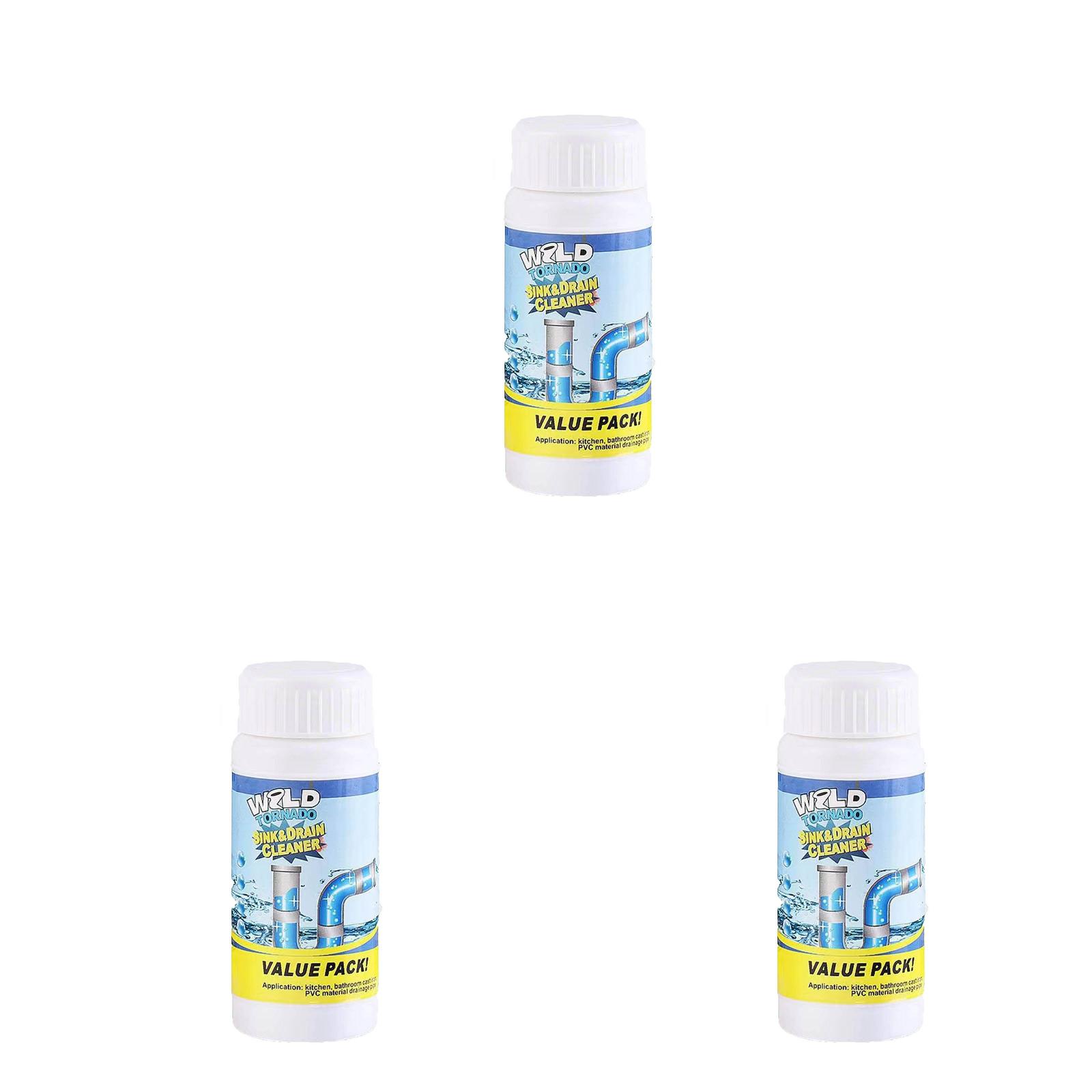 Auraaa 3Pc Drain Opener Cleaner, Powerful and Effective,Dissolve All ...