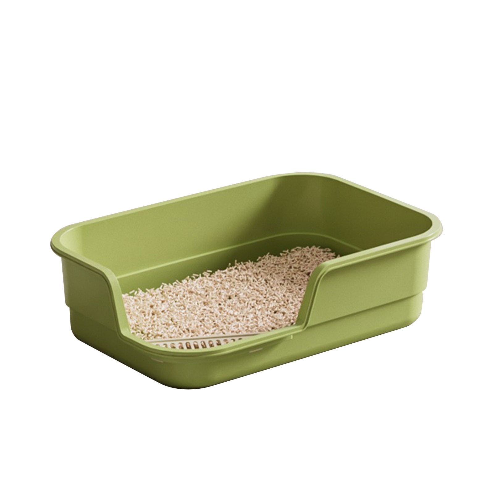 Auraaa Cat litter box, Extra Large Cat Litter for Indoor Cats and Dogs High Scatter Semi ...