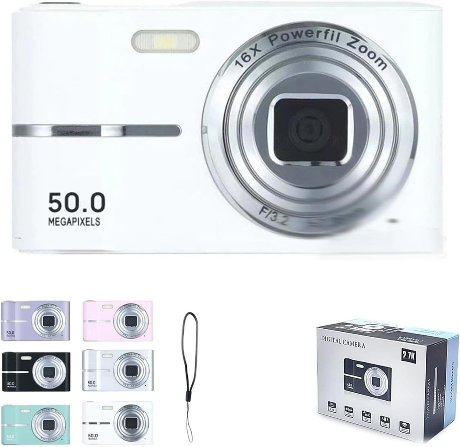 Auracam - 2000's Aesthetic Digital Camera, HD 1080P Portable Small ...