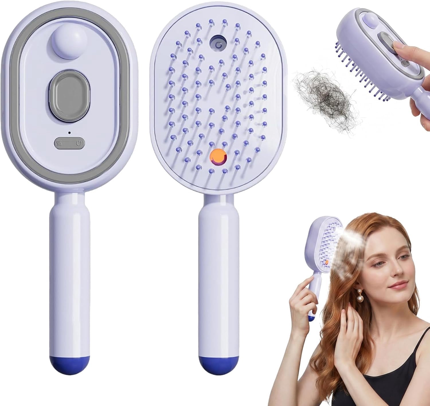 Auraiqa Hair Brush, Marssirace Hair Comb with Electric Spray Function ...