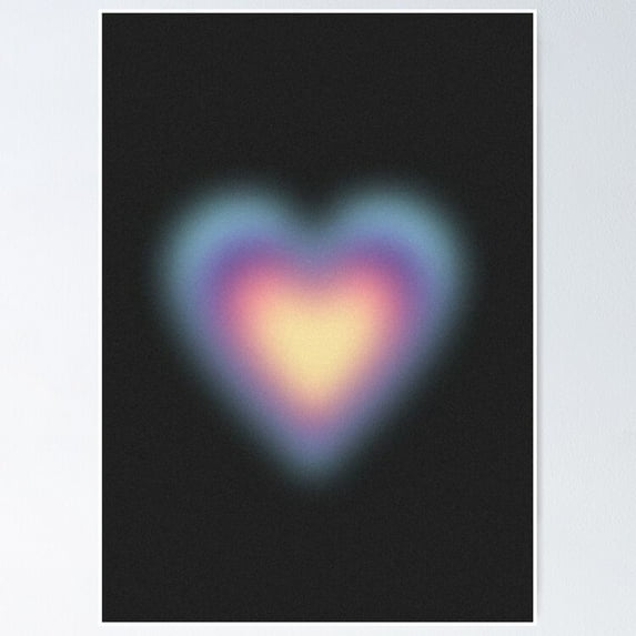 Aural Heart Design Poster- Unframed Poster | Wall Art | Perfect For ...