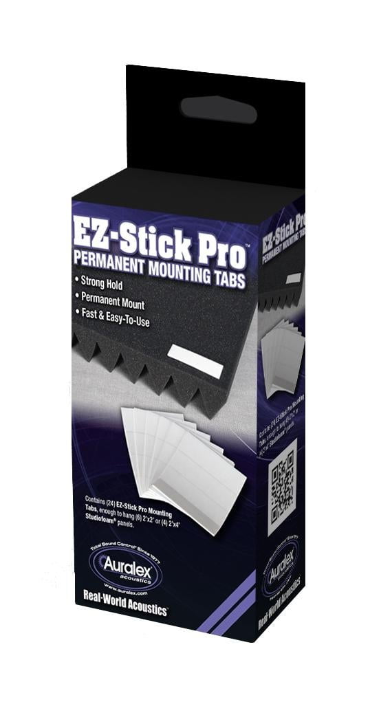 Auralex Acoustics Adhesive Tabs,1 in. W,PK24 EZ-STICK PRO - Walmart.com