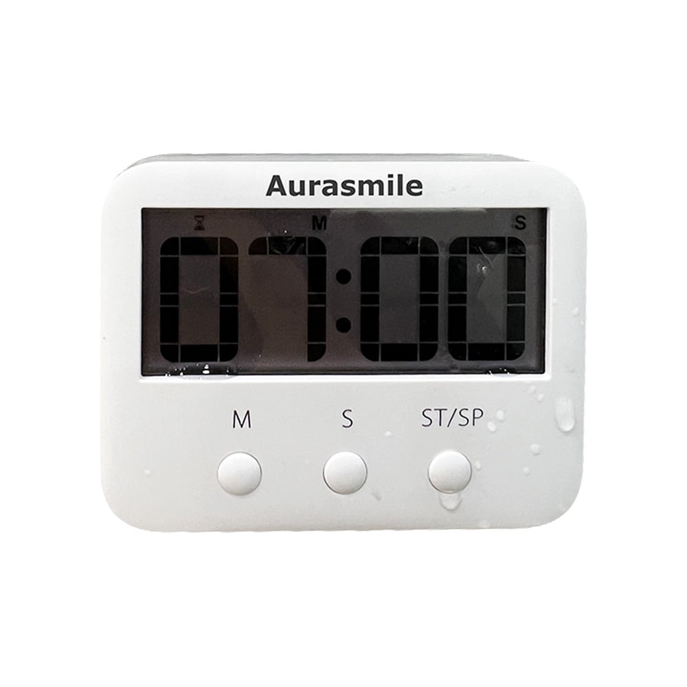 Aurasmile Timers, 2 Pack Timer for Kids, Kitchen Timers, Digital Timer for Cooking, Egg Timer ...