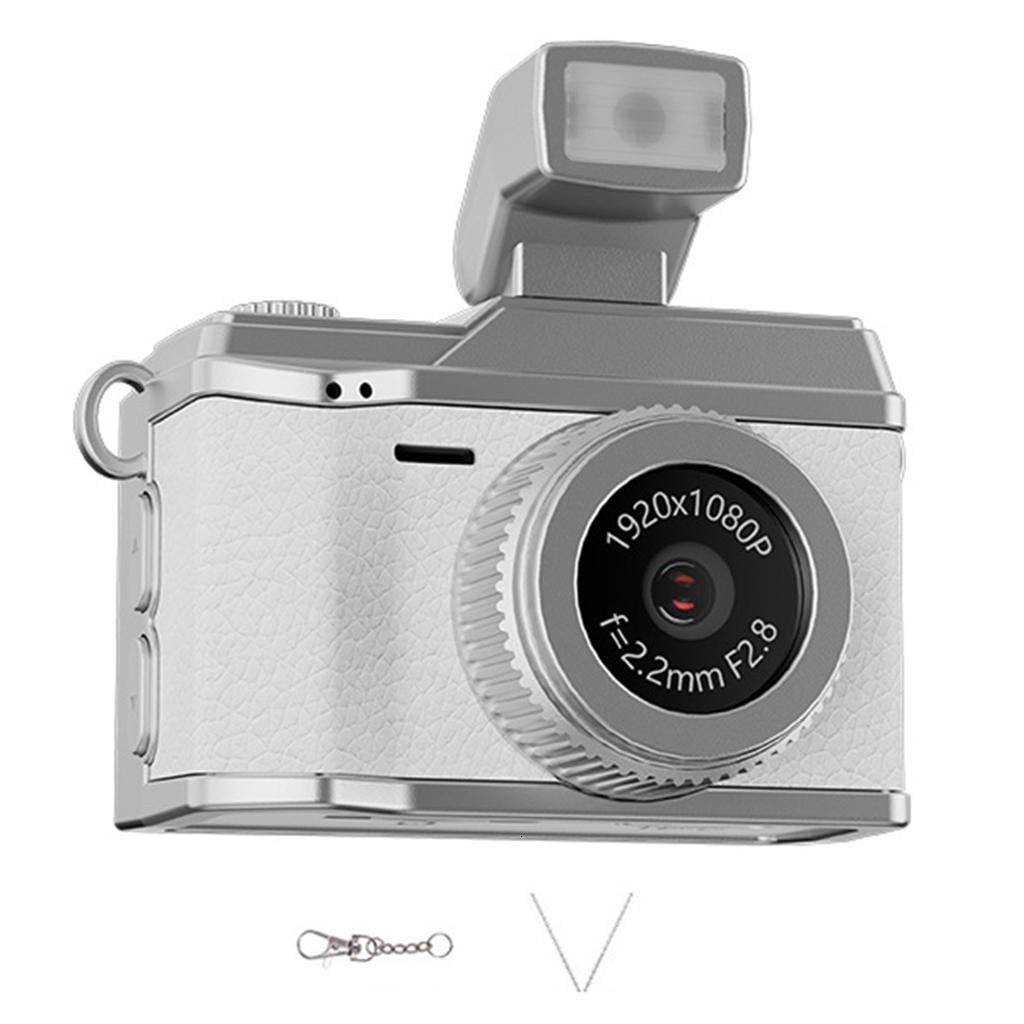 Auravelle Everyday Use Mini Camera Keychain Retro Build In Flash 1080P ...