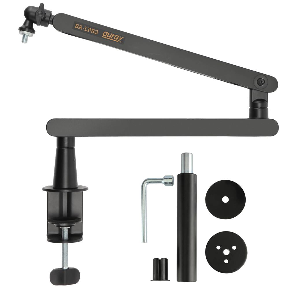 Auray Low-Profile Broadcast Arm with 6" Riser – Perfect for Podcasting ...