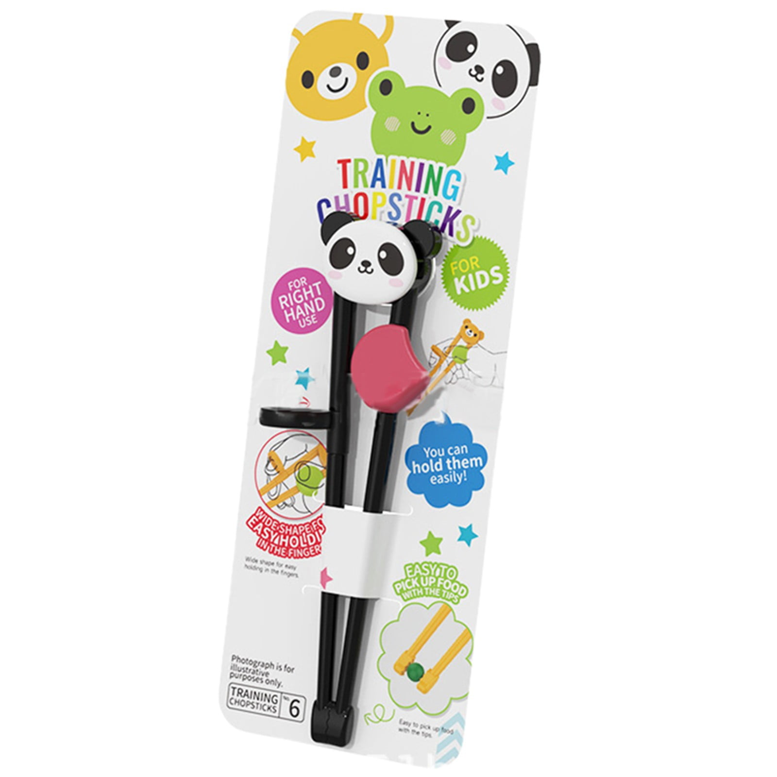 Aureia Chopsticks, Panda Animal Chopsticks Helper Reusable Eating ...