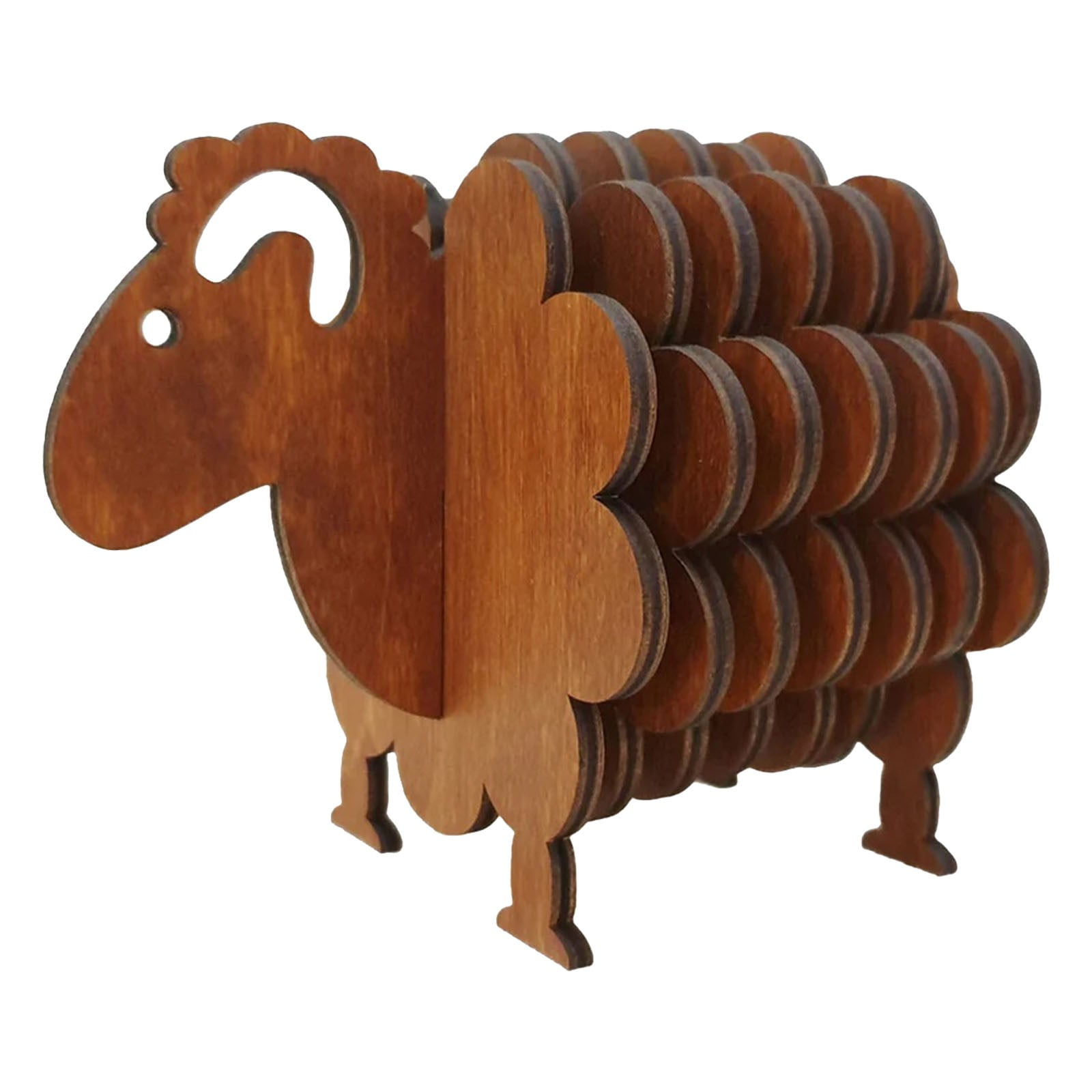 Aureia Coasters Set, Wooden Sheep Shaped Table Mat Used for Hot and ...