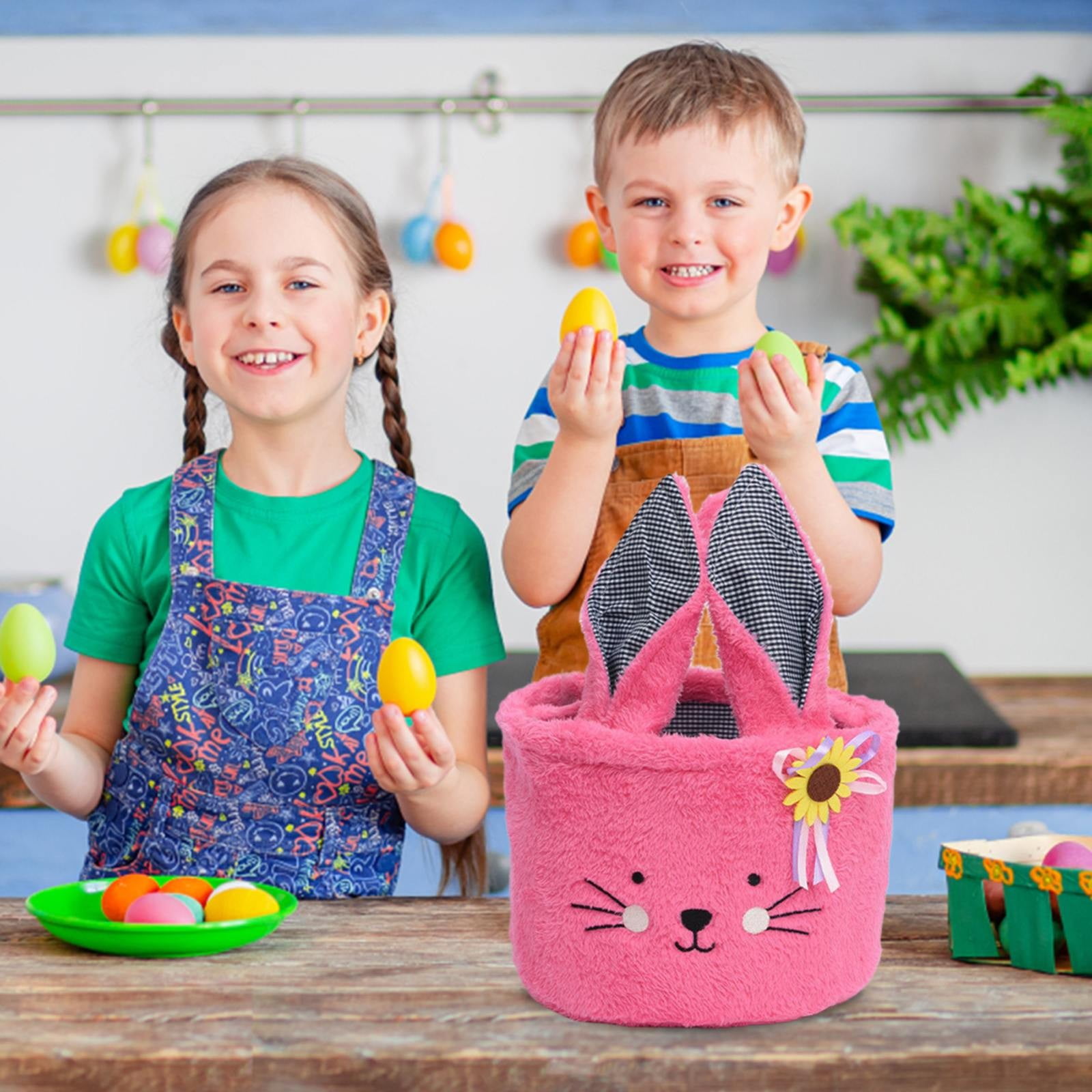 Aureia Easter Decoration Clearance! 14.04*8.19In Easter Basket Rose Red ...