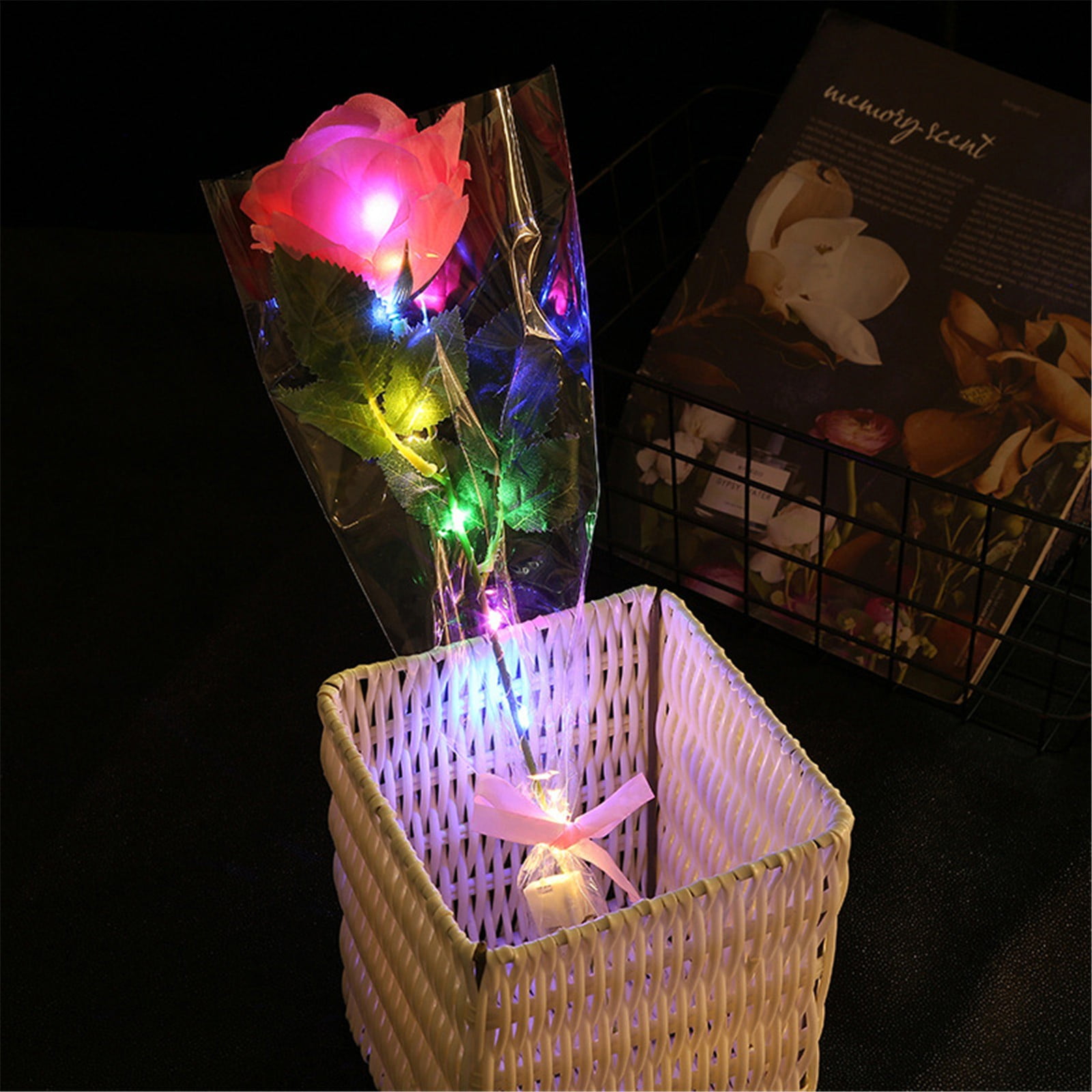 Aureia Glowing Rose Clearance! 14.82*1.17In New Led Luminous Roses ...