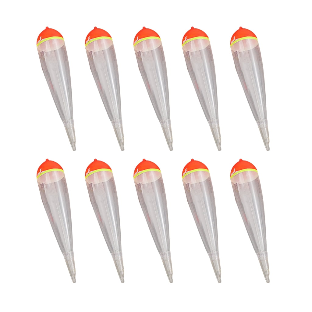 Aurgiarme 10Pcs Fishing Float Weighted Bobbers Slip Float Bobber Inline ...