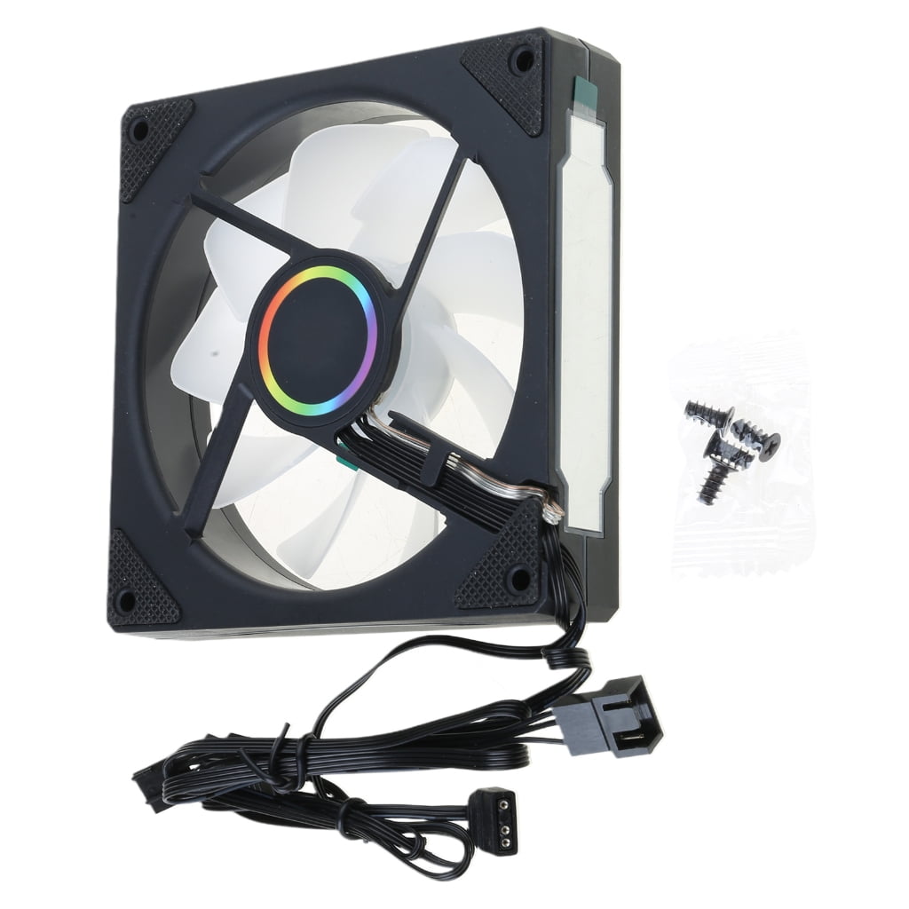 Aurgiarme 120mm Case Fan LED Cooling PC Fan 5V ARGB Motherboards Sync ...
