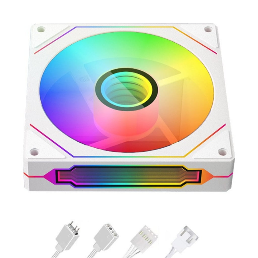 Aurgiarme 120mm Infinitys ARGB PC Fan, Efficient Cooling PWM Control ...