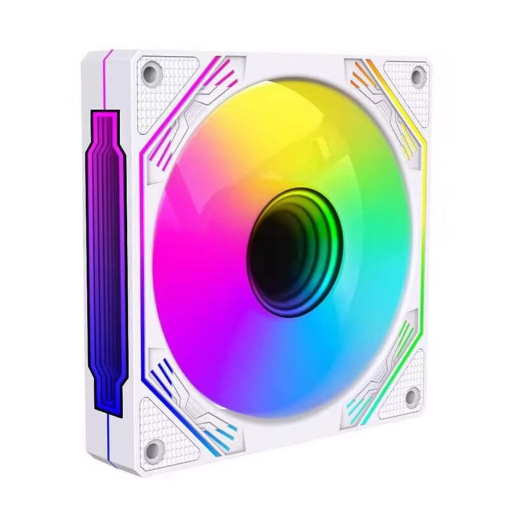 Aurgiarme 120mm Infinitys Mirroring ARGB PC Fan, Efficient Cooling ...