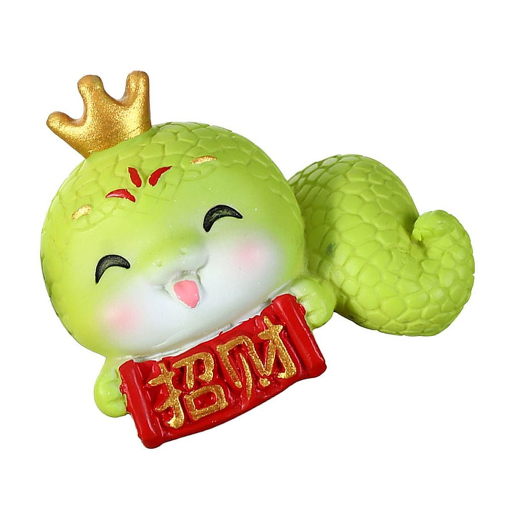 Aurgiarme 2025 Snake Year Resins Statue Chinese Zodiacs Snake Figurine ...