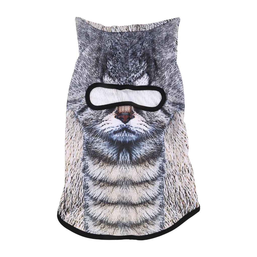 Aurgiarme 3D Printing Animal Full Face Neck Winter Thermal Hat Spring ...