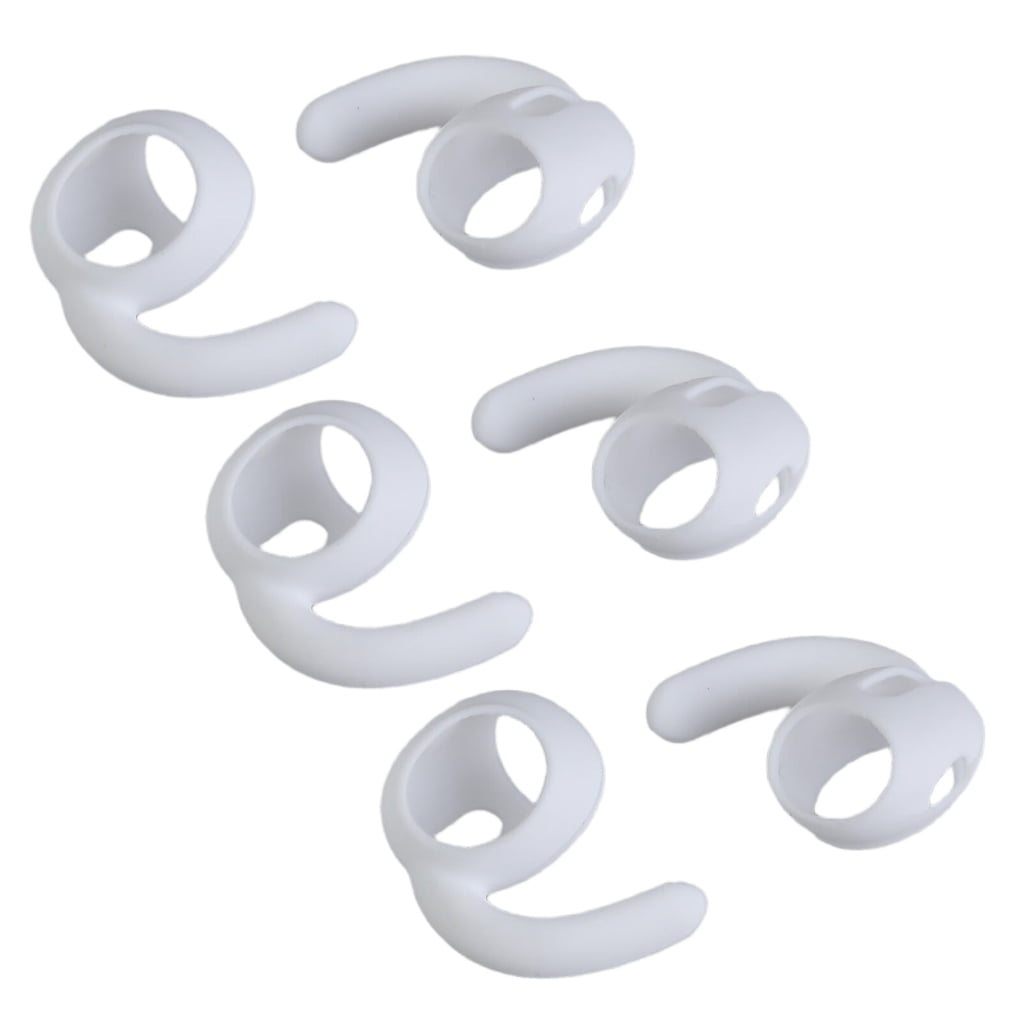 Aurgiarme 3Pairs Silicone Ear Hooks Ear Sleeves For Earphones Earbuds ...