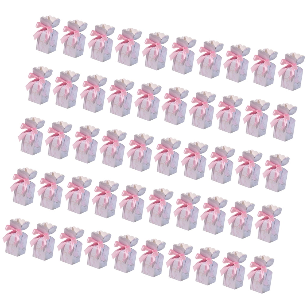 Aurgiarme 50Pieces Wedding Snack Box Boxes Cardboard Treat Candy Boxes ...