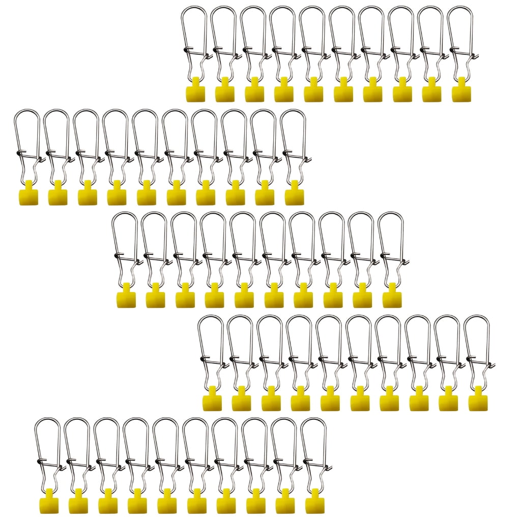 Aurgiarme 50pcs Fishing Sinkers Line Connector Sinkers Slider Heavy ...