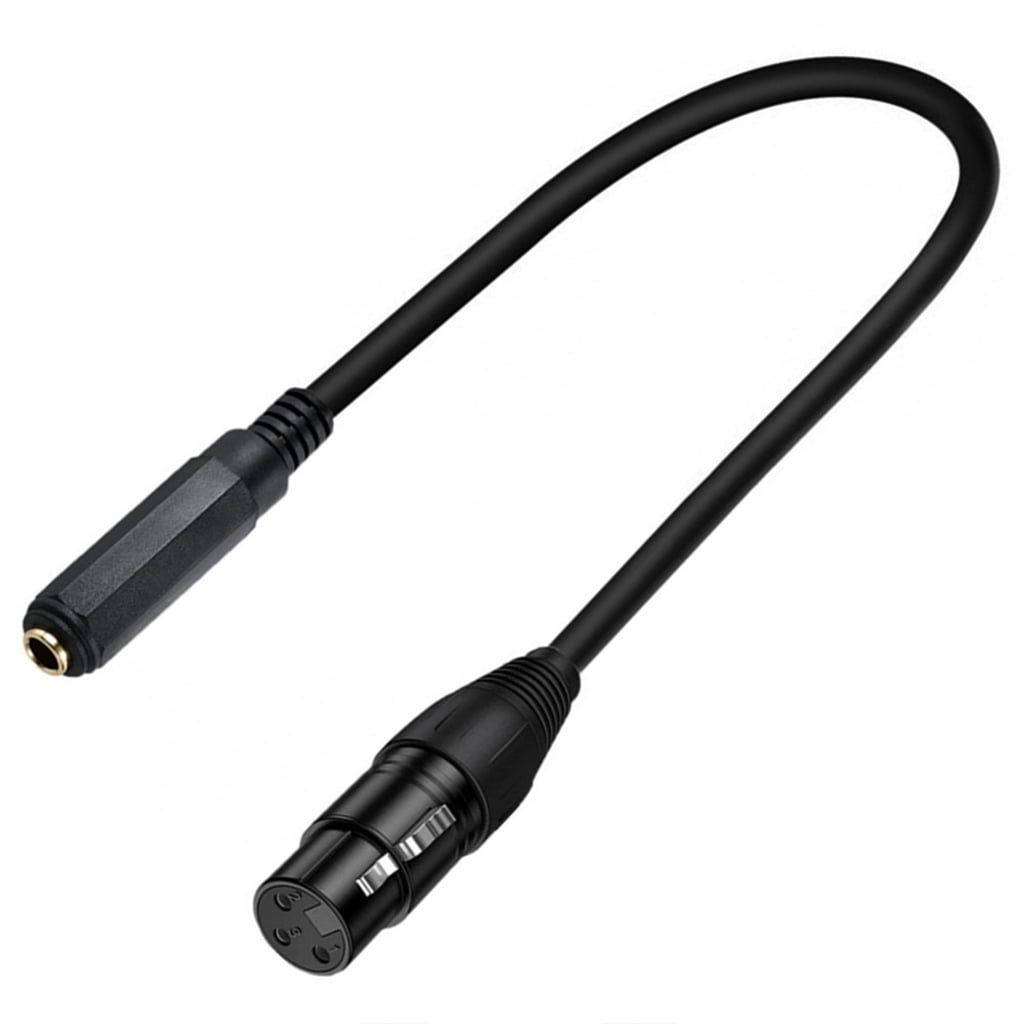 Aurgiarme 6.35mm 1/4 Inch to Microphone Adapter Cable, Stereo 6.35mm ...