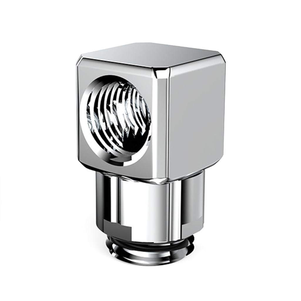 Aurgiarme 90 Degree Fitting G1/4 Male Female Elbow Metal PC Water ...