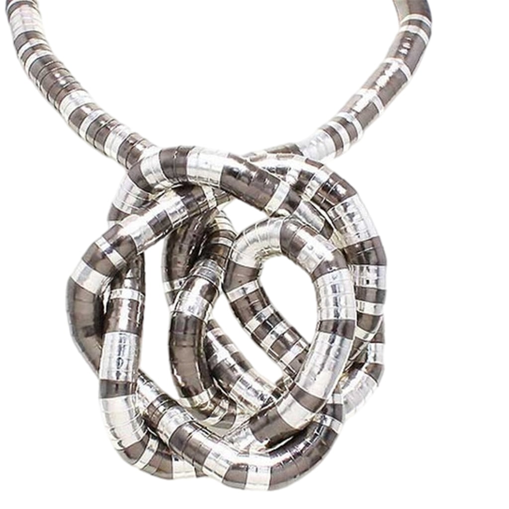 Aurgiarme Bendable Snake Chain Necklace Flexible Choker Chain Punk ...