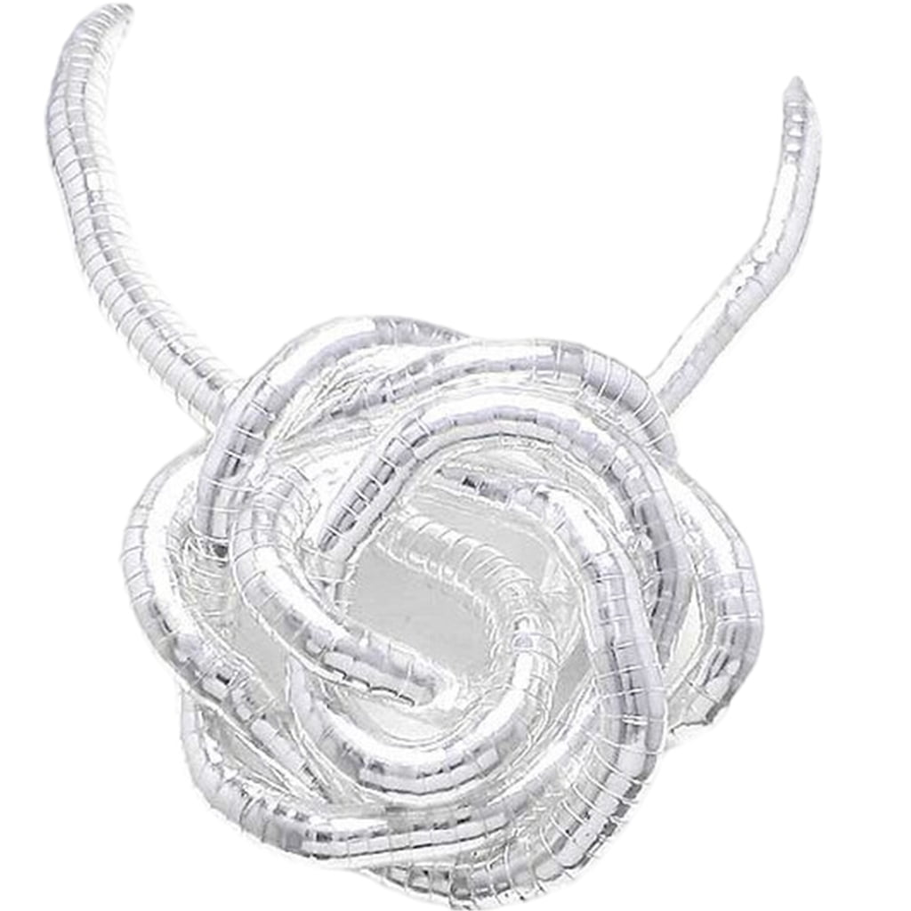 Aurgiarme Bendable Snake Chain Necklace Flexible Choker Chain Punk ...