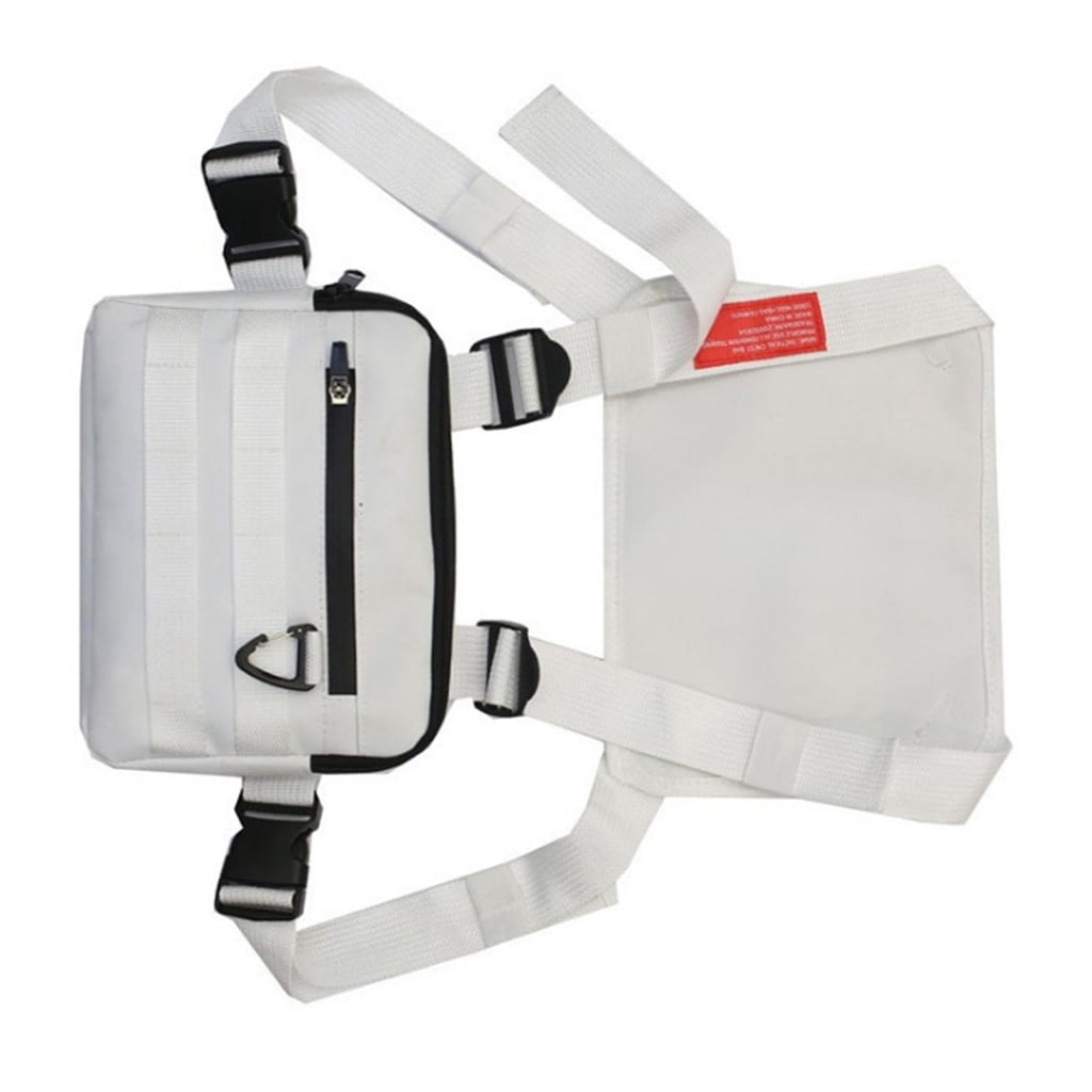 Aurgiarme Chest Bag Adjustable Chest Front Pack Shoulders Bag Chest Bag ...