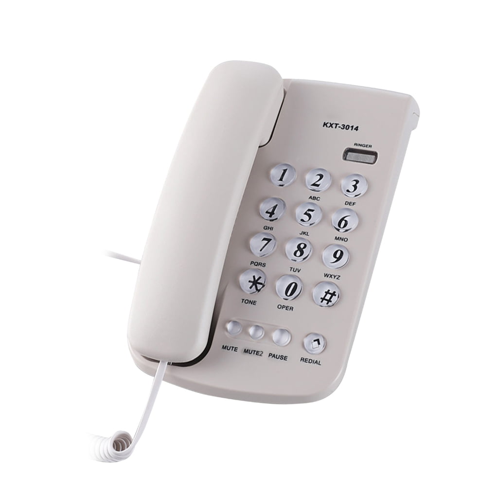 Aurgiarme Corded Phones Landline Home Phone Landline Phones Big Button ...