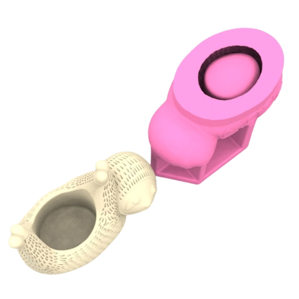 Aurgiarme Creative Silicone Mould Plant Pots Molds Sloths Shape Epoxy ...