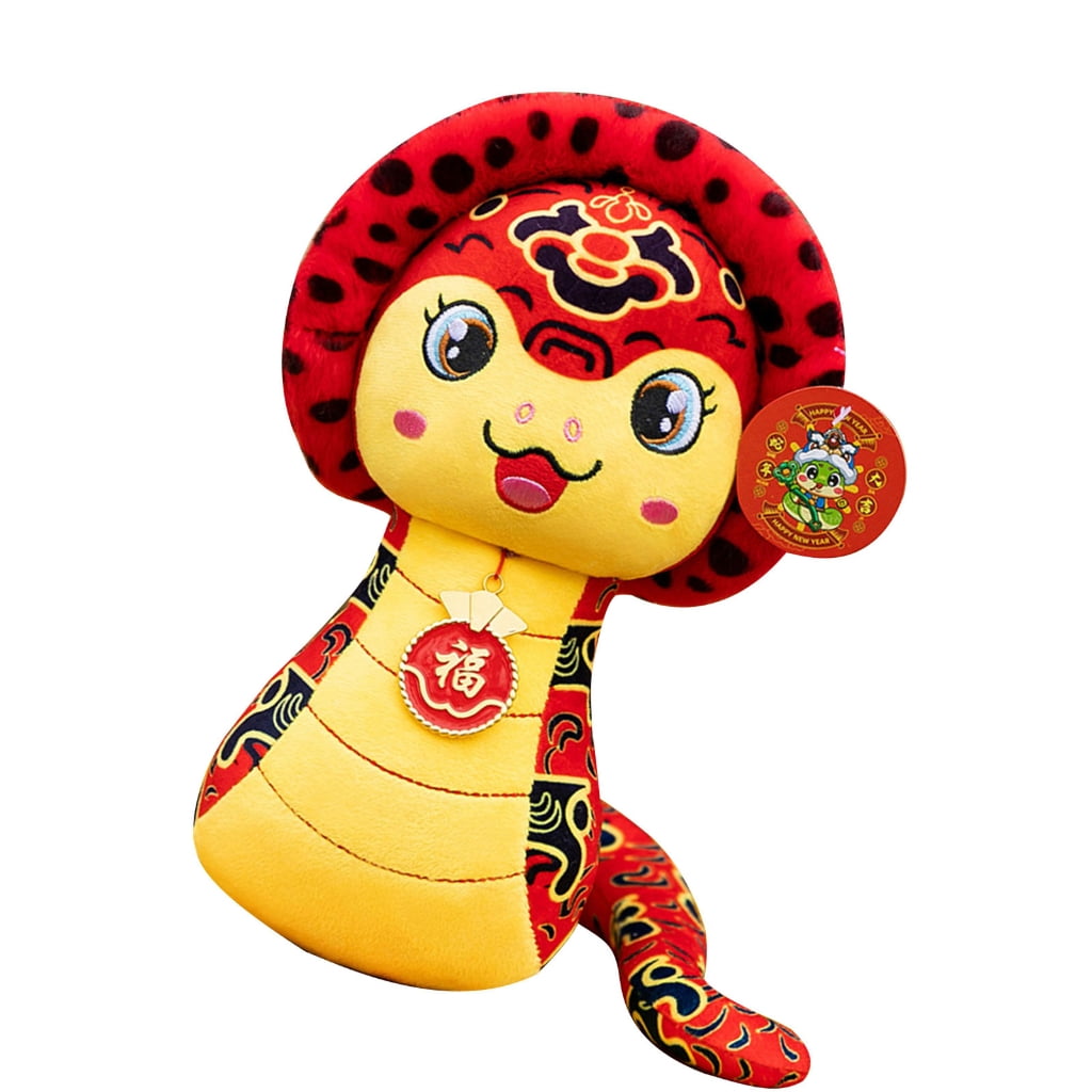 Aurgiarme Cuddly Chinese New Year 2025 Snake Plush Figure Dolls for and ...