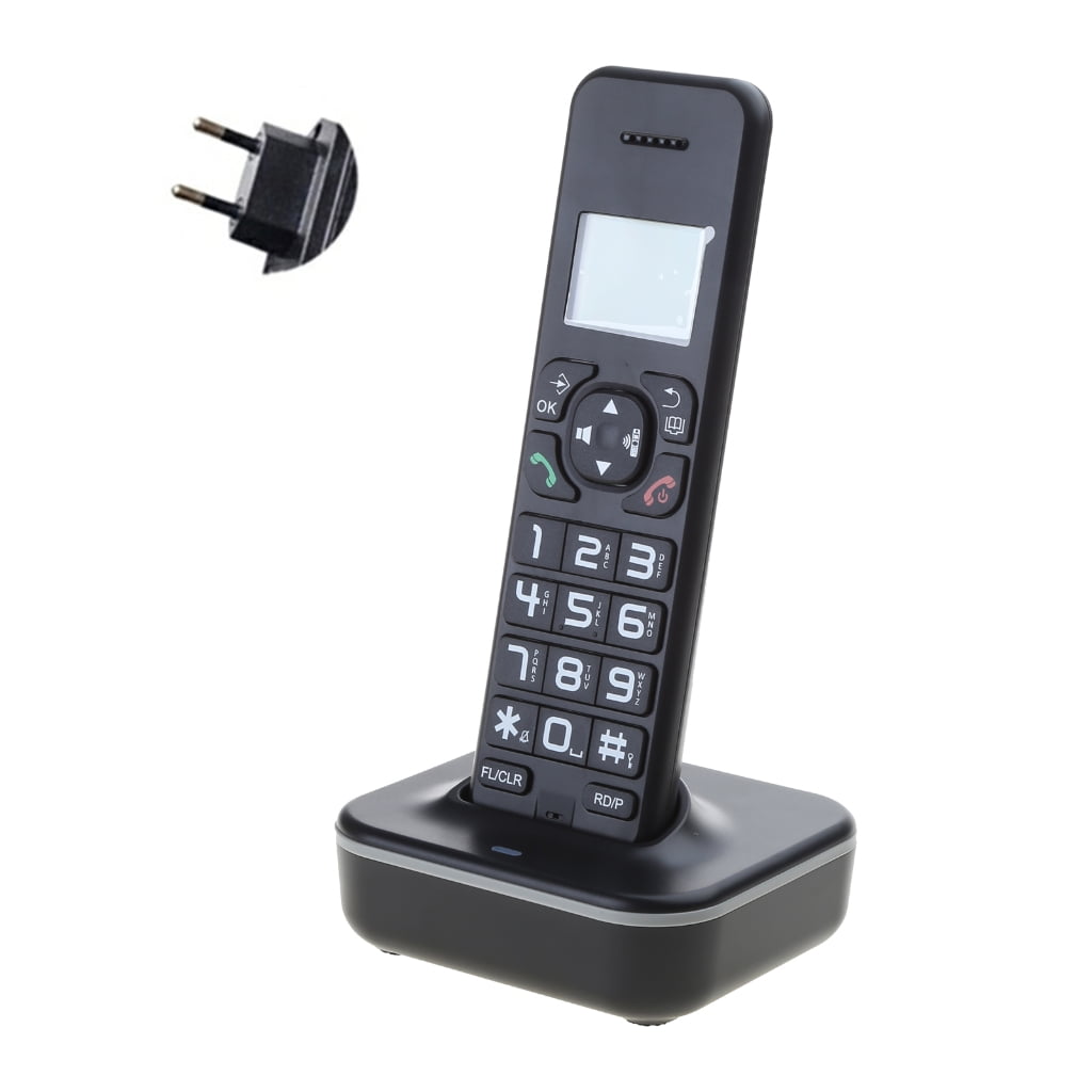 Aurgiarme D1102B Fixed Landline Wireless Telephone Stylish with Multi ...
