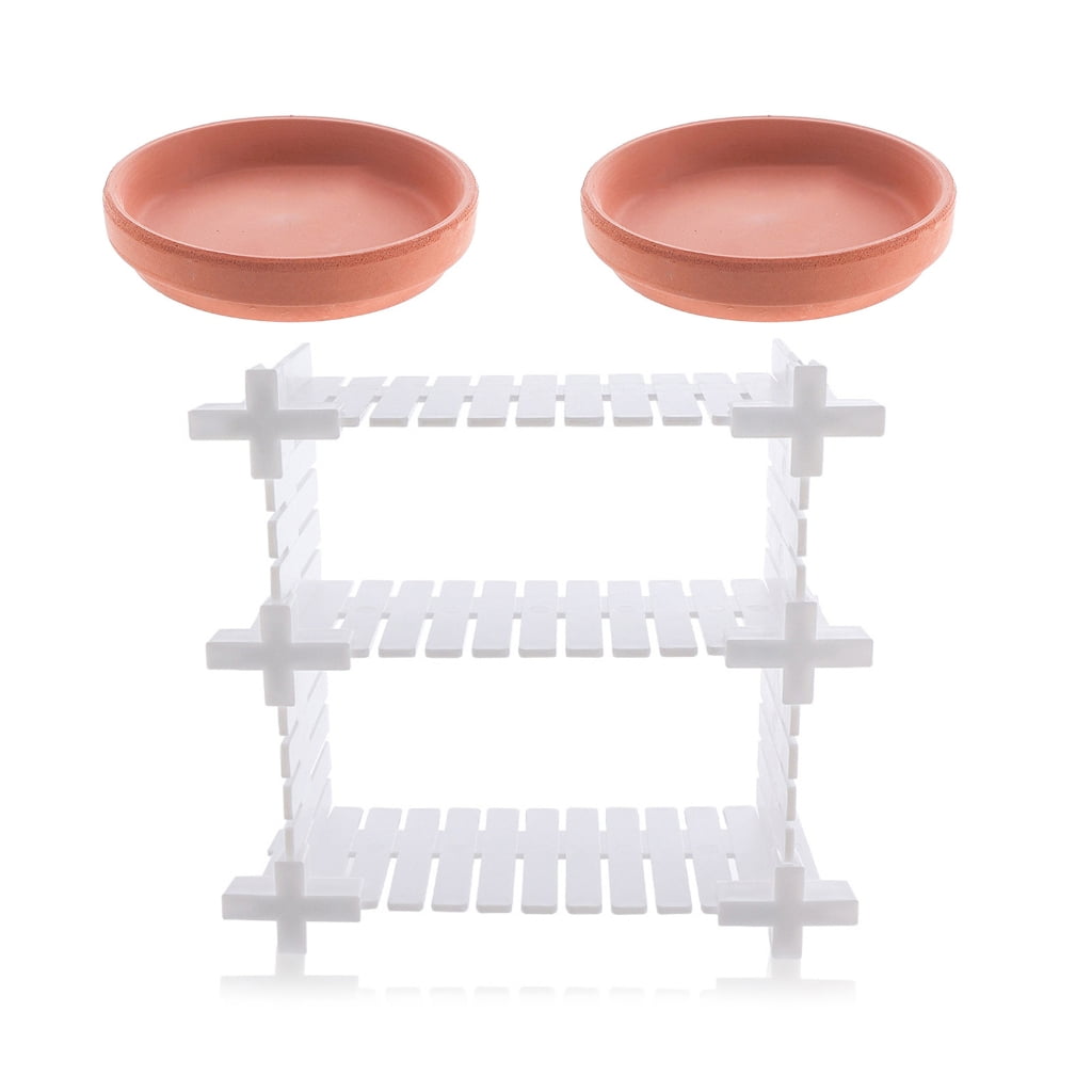 Aurgiarme Delicate Landscape Stand Rack Cave Terrarium Hideouts Shrimp ...