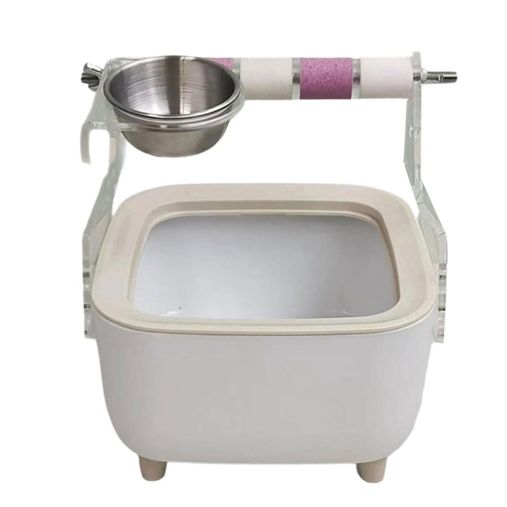 Aurgiarme Easy Potty Training Bird Stand with Removable Bucket for ...
