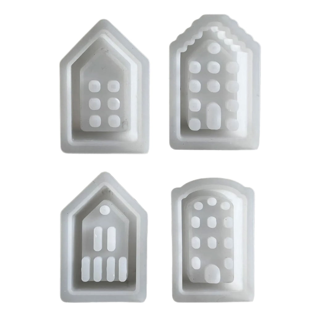 Aurgiarme Elegant European House Shaped Molds Reusable European House ...
