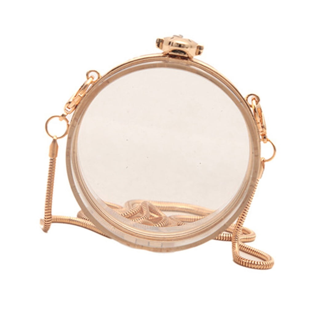 Aurgiarme Fashion Clear Jelly Bag For Women Small Shoulder Bag Water ...
