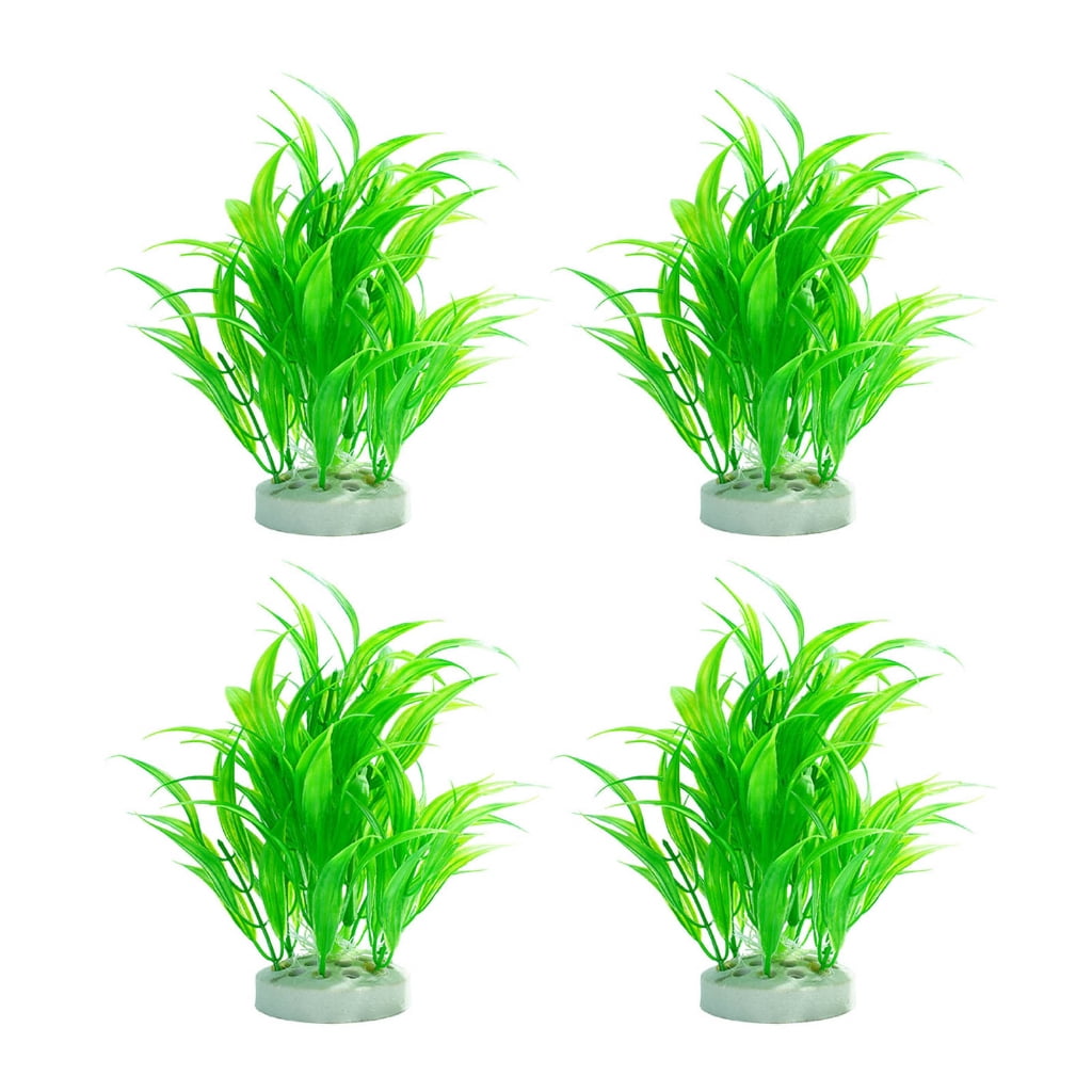 Aurgiarme Fish Tanks Stone Artificial Grass Simulation Landscape Grass ...