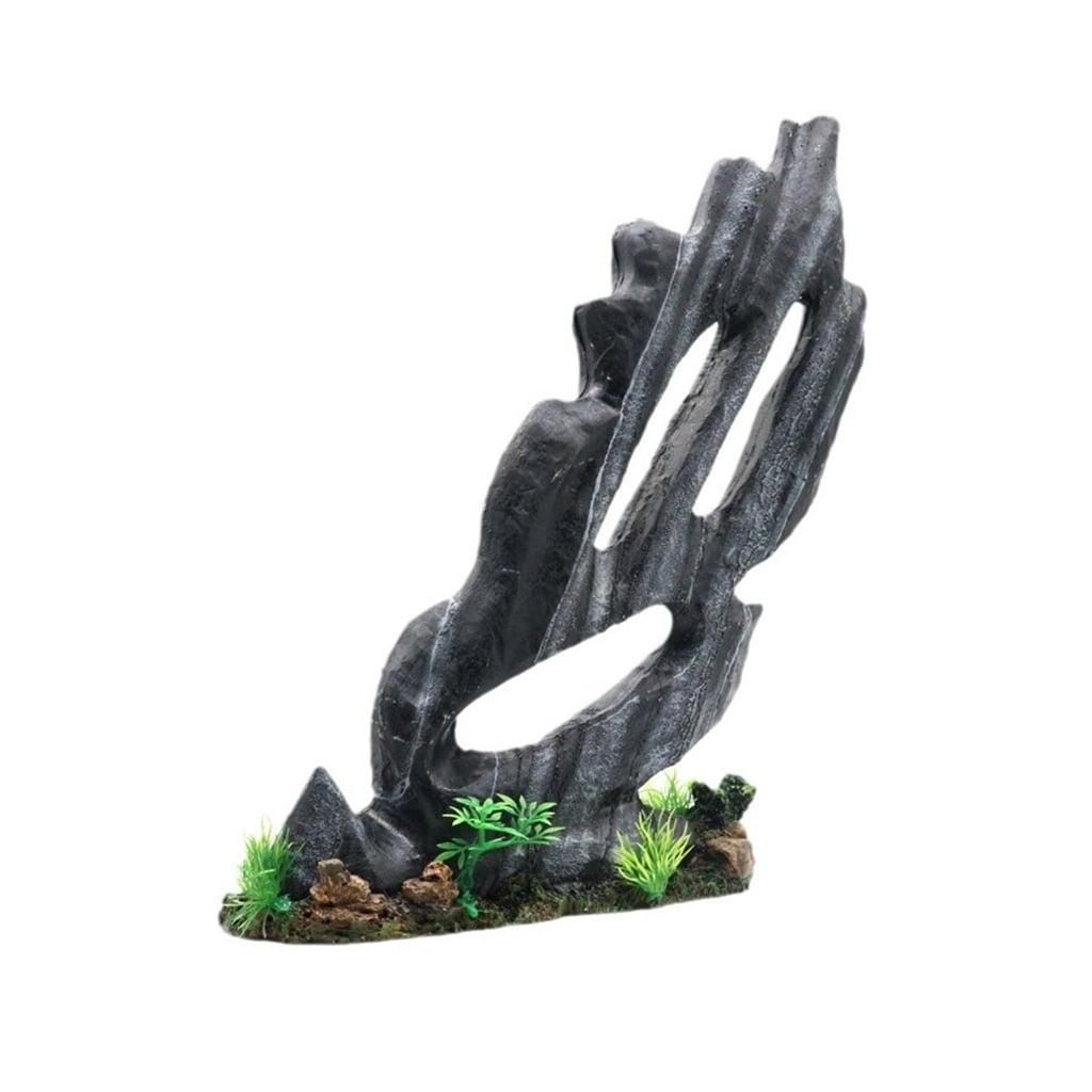 Aurgiarme Fish Tanks Stone Grass Simulation Landscape Large FishTank ...