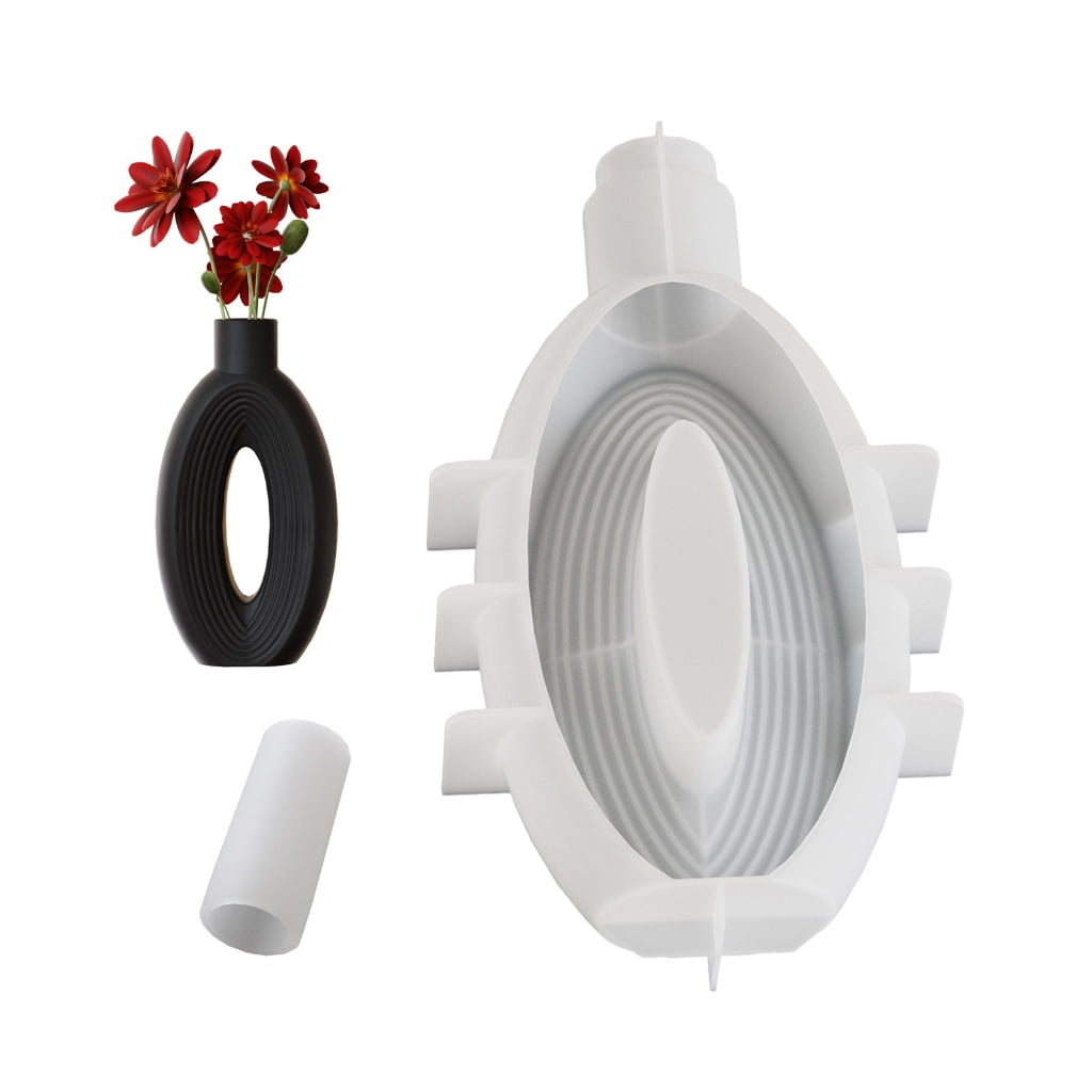 Aurgiarme Flower Vase Planter Mold High Temperature Resistant Silicone ...