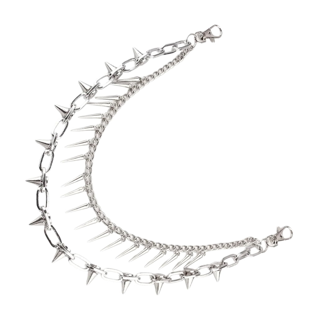 Aurgiarme Hip Hop Pants Chain for Dancers Punk Egirl Eboy Hip Hop Jeans ...