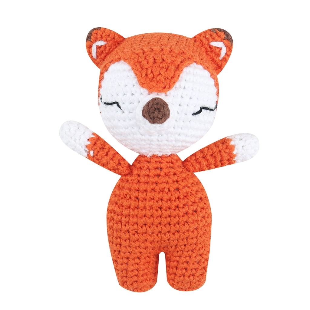 Aurgiarme Knitted Stuffed Cotton Soft Toy Baby Shower Decorated Cushion ...