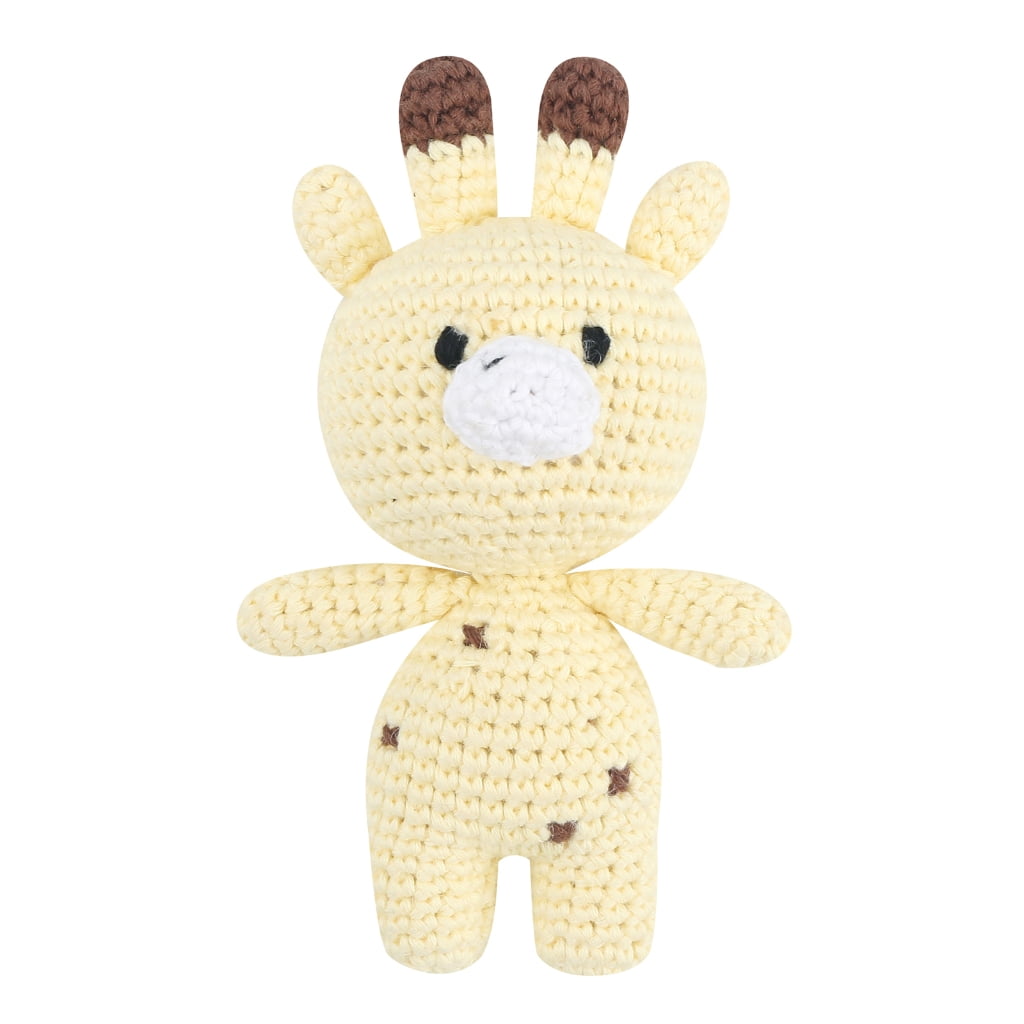 Aurgiarme Knitted Stuffed Cotton Soft Toy Baby Shower Decorated Cushion ...