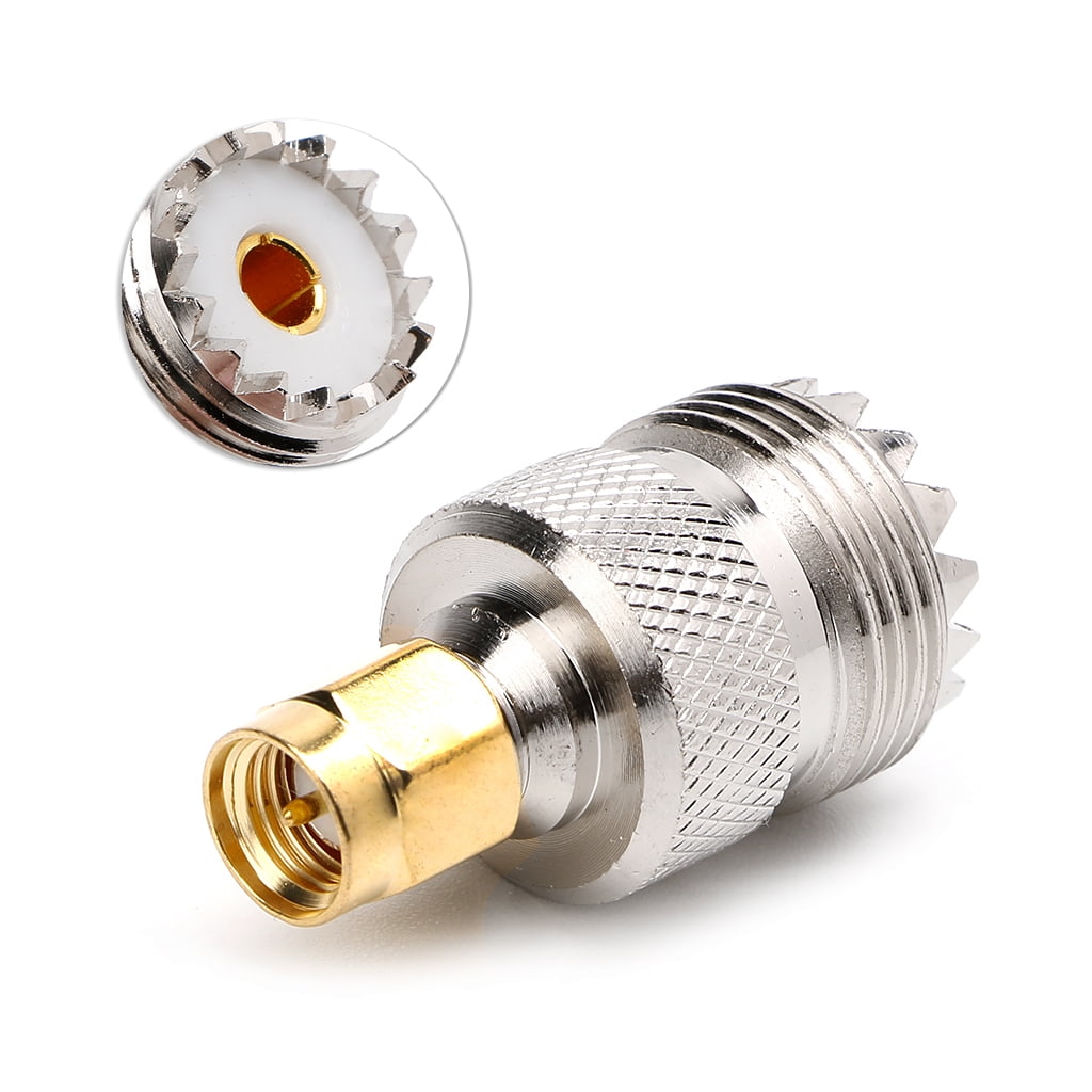 Aurgiarme Male To Coaxial Connector Adapter SO-239 - Walmart.com