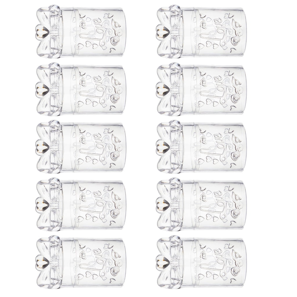 Aurgiarme Set Of 10 Wedding Candies Boxes with Protective Lid Birthday ...