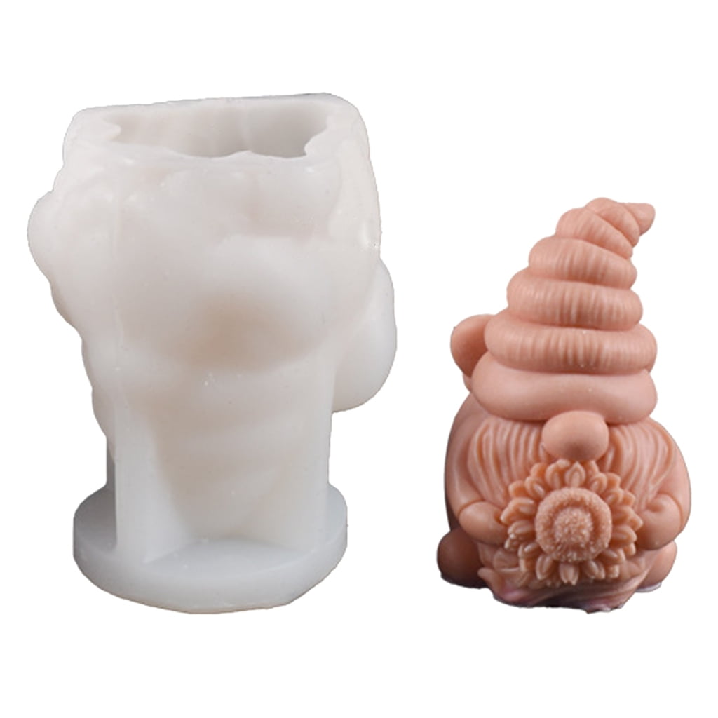 Aurgiarme Silicone Mold Dwarf Shape Silicone Project Moulds Candle ...