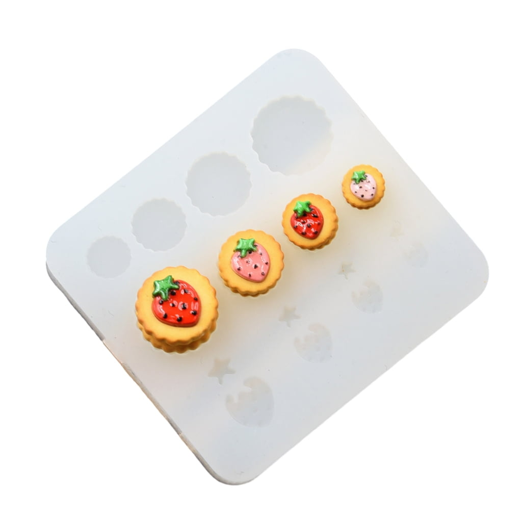 Aurgiarme Silicone Mold to Creating Small Strawberry Cookie Soft ...