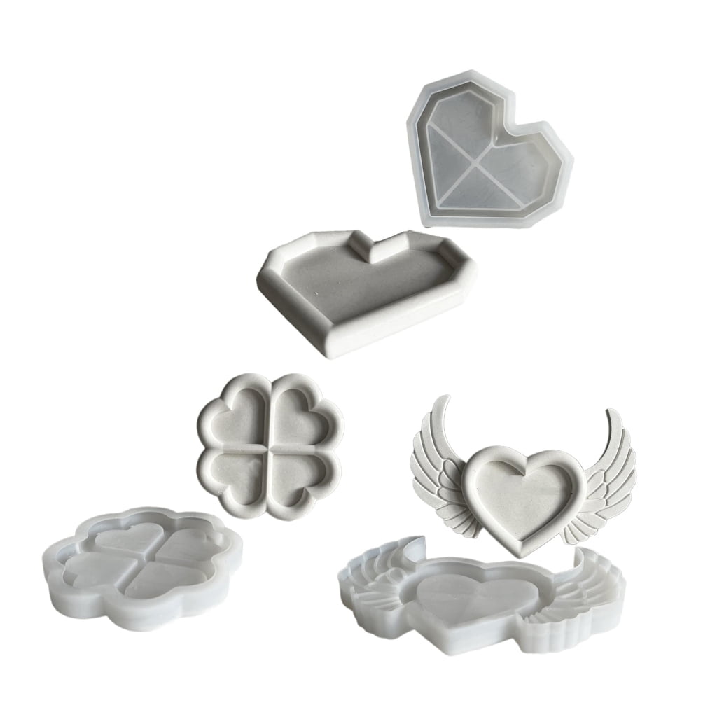 Aurgiarme Trinkets Dishes And Candy Plates Mold Easy to Silicone Mold ...