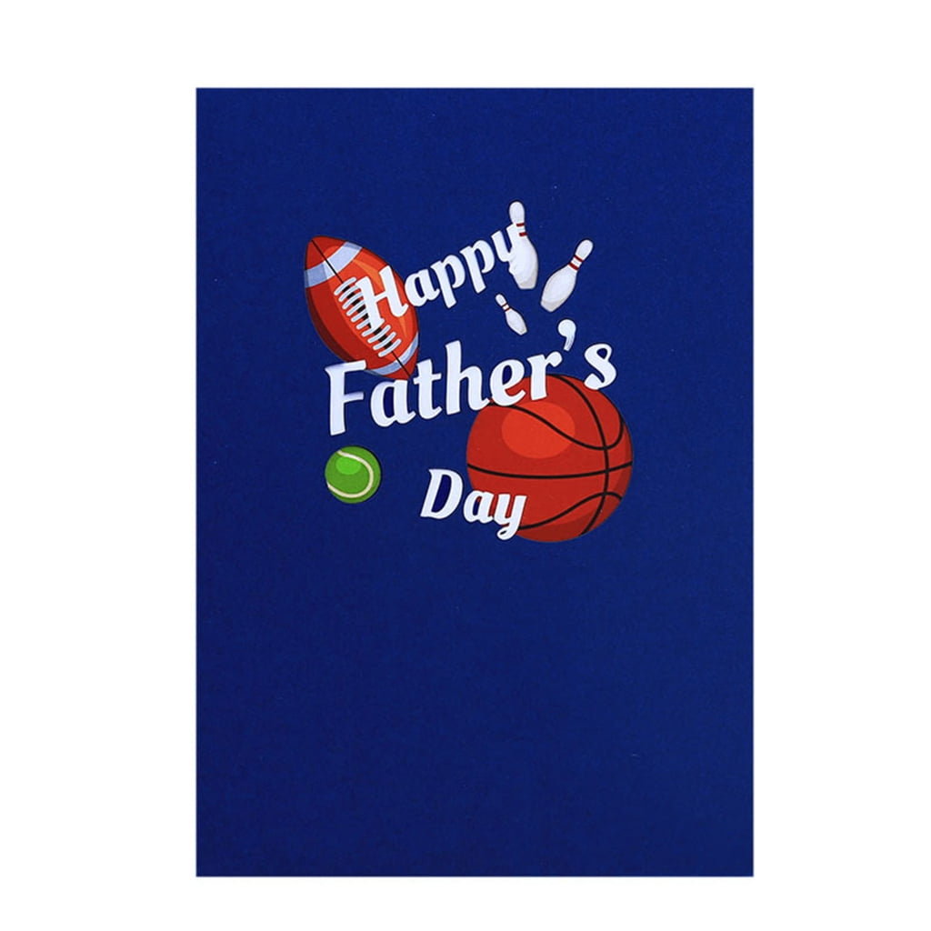 Aurgiarme Unique 3D Card Father Day Greetings Card Decorative Greetings ...